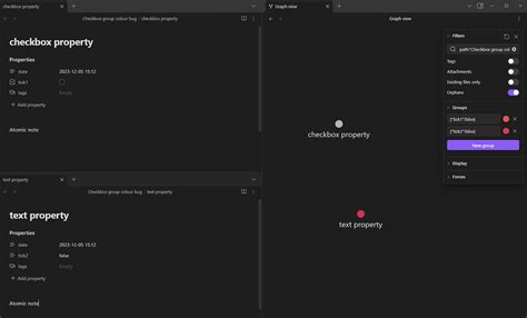 Graph View Checkbox Property Not Coloured In Group Colours Bug