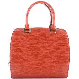 Louis Vuitton Pont Neuf Handbag Epi Leather Pm Brown 38246945