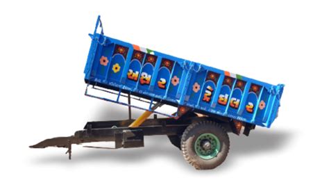 Hydraulic Tractor Trailer Trolley Giriraj Tractors