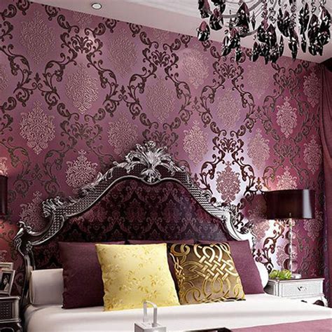 Damask Wallpaper Ideas Bedroom At Barbara Moser Blog