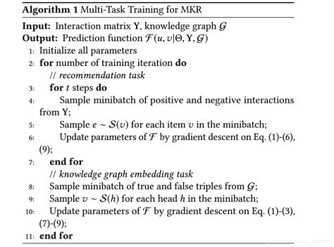 知识图谱与推荐系统之《multi Task Feature Learning For Knowledge Graph Enhanced Recommendation》mkrenhanced