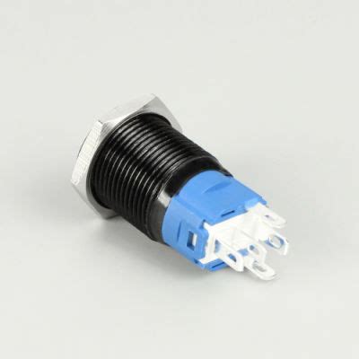 Mm Pin Latching V LED Illuminated Metal Push Button Switch China Push Button Switch And