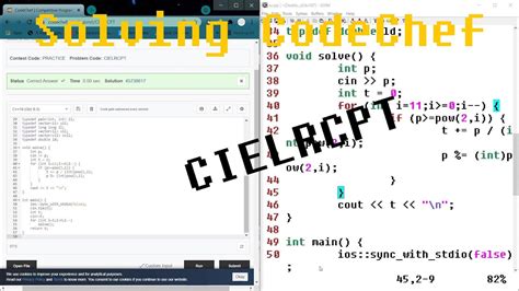 Solving Codechef Ciel And Receipt Ceilrcpt Competitive Programming