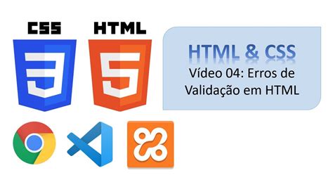 HTML CSS Erros de Validação em HTML YouTube