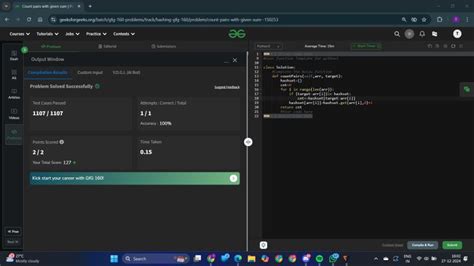 tanuja kommireddy on linkedin gfg160 geekstreak2024 geeksforgeeks