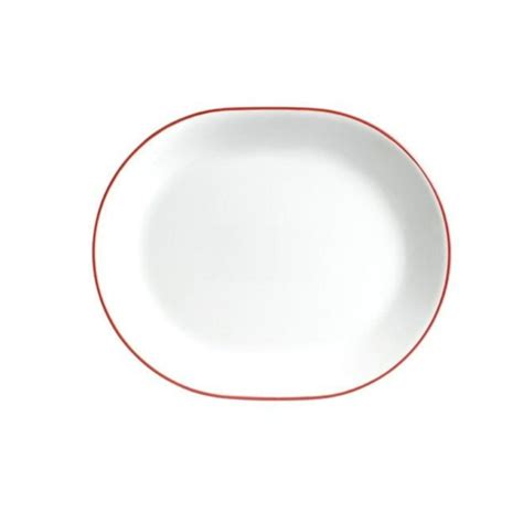 Corelle Livingware Red Band Serving Platter 31cm Kitchen Plaza
