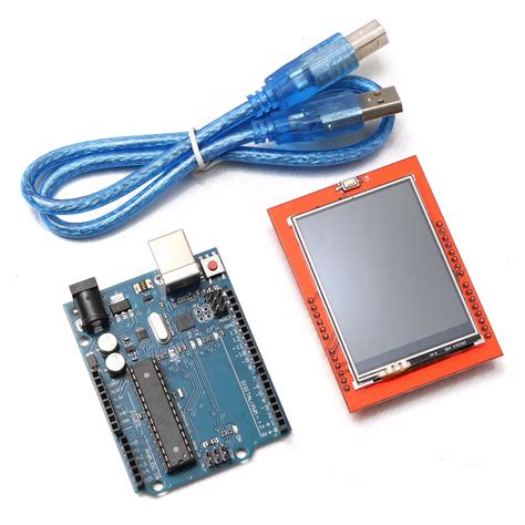 Inch TFT LCD Touch Screen UNO R ATmega P Board Module Kit For Arduino X Faster