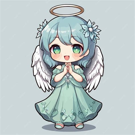 Premium Vector Cute Angel Chibi