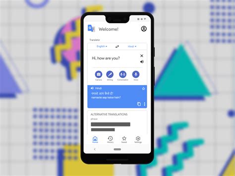Google Translate App Redesign Free Sketch Resource Sketch Elements