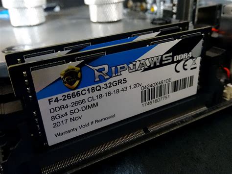 G SKILL Ripjaws 2666 MHz DDR4 SO DIMM Review Test System Set Up TechPowerUp