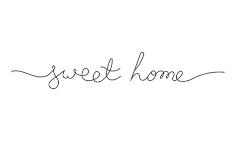 스위트 홈 레터링 손으로 쓴 찬양 부드러운 메시지 손으로 그린 비문 벡터 일러스트 레이 션 개념에 대한 스톡 벡터 아트 및 기타 이미지 Istock