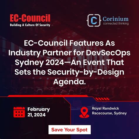 Eccouncil Cybersecurity Devsecsyd Devsecops Devsecopssydney2024 Devsecopspractices