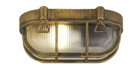 Searchlight 61402bg Bulkhead Black Gold Bulkhead