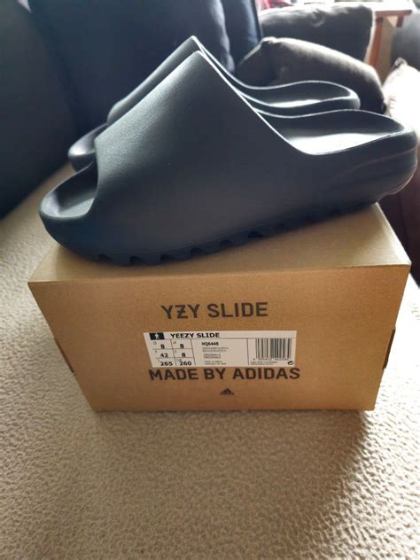 Adidas Yzy Slides Mens Fashion Footwear Flipflops And Slides On Carousell