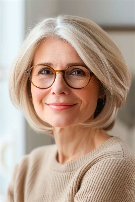 32 Chic Hairstyles For Women Over 50 With Glasses Artofit