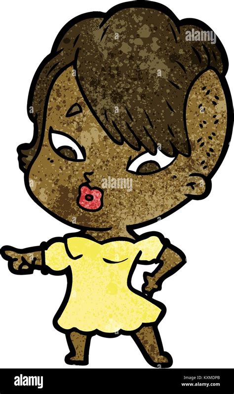 Cartoon Surprised Girl Stock Vector Image And Art Alamy