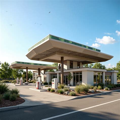 Gas Station Green Architecture Design Ideas