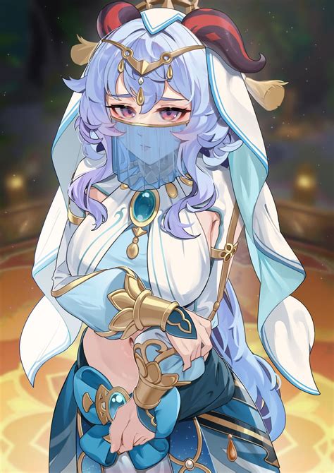 Ganyu And Nilou Genshin Impact Drawn By Esencey Danbooru