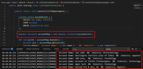 Salesforce Apex Convert List To Set And Map Collections