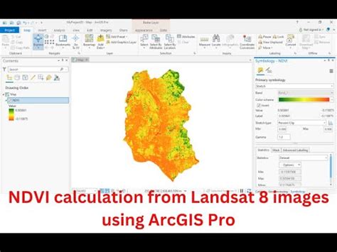 Calculate NDVI Vegetation Index Using Landsat 8 In ArcGIS Pro YouTube