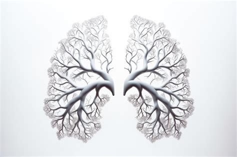 Premium AI Image Lungs And Trees Both Symbolize Clean Air And Ecological Well Being