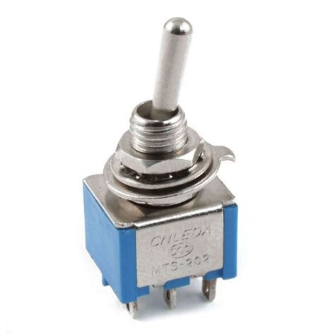 Ac 3a 250v 6a 125v 6 Pin Dpdt On On 2 Position Mini Toggle Switch Blue Lazada Singapore