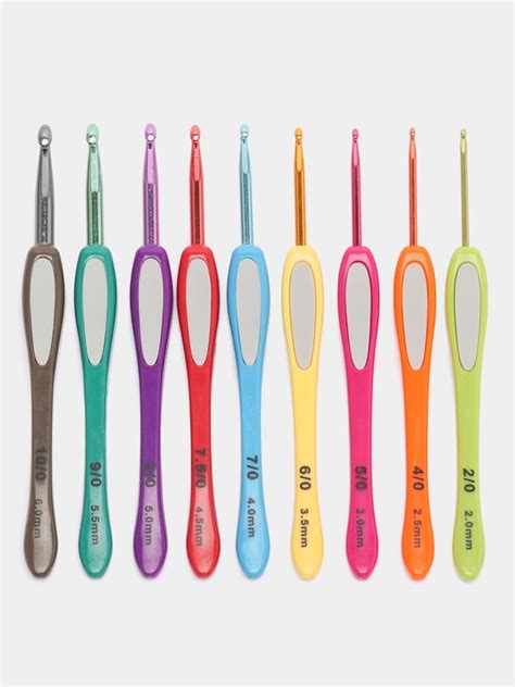 Набор крючков для вязания 9 штук купить по цене 399 ₽ в интернет магазине Магнит Маркет