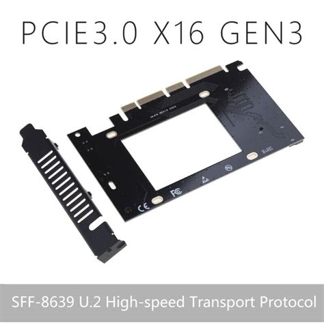 To Pci Express 3 0 X16 Card Pci E3 0 To U 2 Nvme Ssd Adapter Converter Ebay