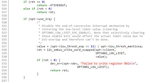 Opt3001 Linux Driver Connection Timed Out Sensors Forum Sensors Ti E2e Support Forums