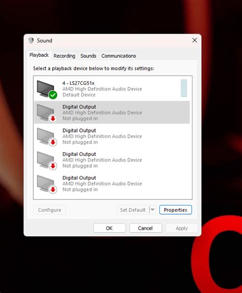 why doesn t my b550m pro vdh wifi recognise any audio outputs r msi