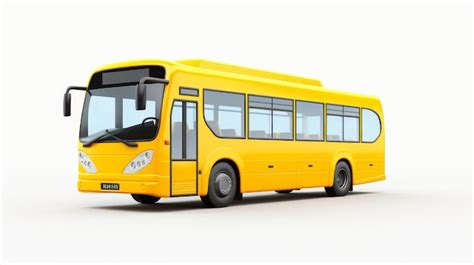 Premium Photo Bus Isolated On White Background