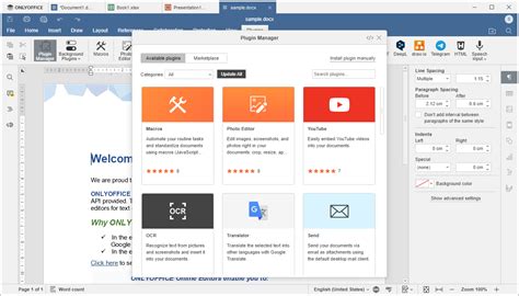 Getting Started With ONLYOFFICE Desktop Editors ONLYOFFICE