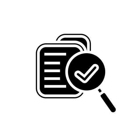 Check Vector Icon Inspection Illustration Symbol Testing Symbol