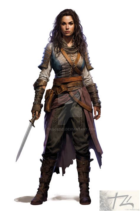 Female Human Fighter 17 By Taggedzi On Deviantart