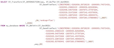 Postgis How Can I Get The Closest Linestring In My Database To The Linestring Drawn By Some