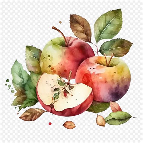 手绘苹果 手绘苹果水彩苹果png图片素材下载图片编号11252514 Png素材网