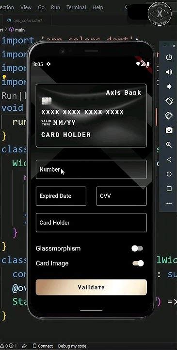 Flutter Credit Card Input Form Flutter Credit Card Package Flutter