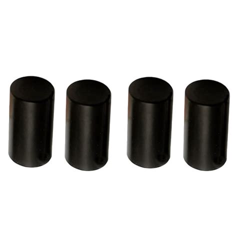 Plastic Coated Cylinder Magnet Black Mpco Magnets