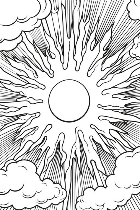 Sol Para Colorir De Desenhos Para Imprimir E Pintar