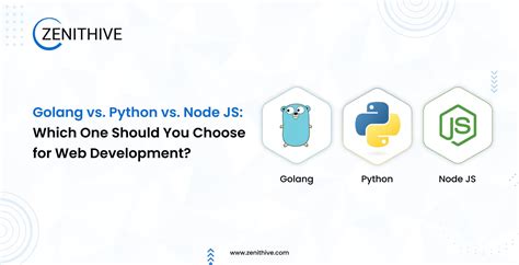 Golang Vs Python Vs Nodejs Which One Should You Choose For Web