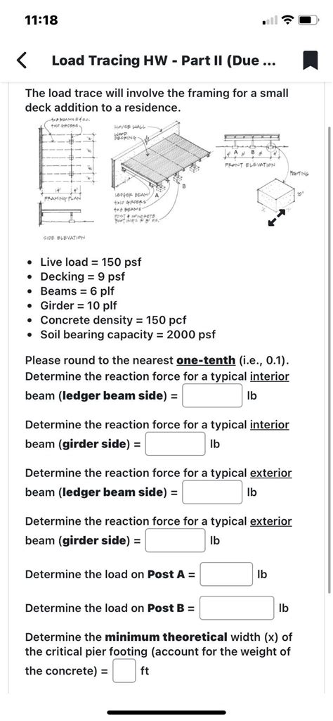 solved load tracing hw part ii due the load trace