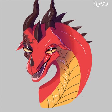 Queen Scarlet Wings Of Fire Coloring Page