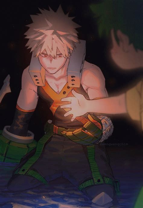 Midoriya Izuku And Bakugou Katsuki Boku No Hero Academia Drawn By Wengwengchim Danbooru