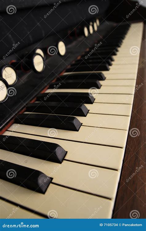 Antique Organ Keyboard Stock Photo Image Of Vintage Antique