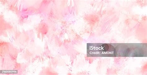 깃털 같고 사랑스러운 인상의 배경 그림 분홍색 푹신한 손으로 그린 추상 그림 배경 주제에 대한 스톡 벡터 아트 및 기타 이미지 배경 주제 수채화 물감 여성다움