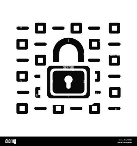Data Protection Code Encryption Security Icon Stock Vector Image