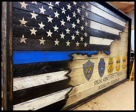 Amazing Custom Law Enforcement Flags American Flag Signs