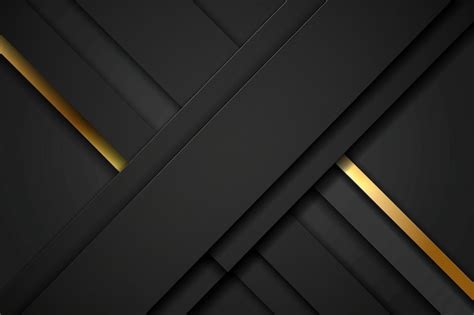 Premium Photo Abstract D Black Techno Background Overlap Layers