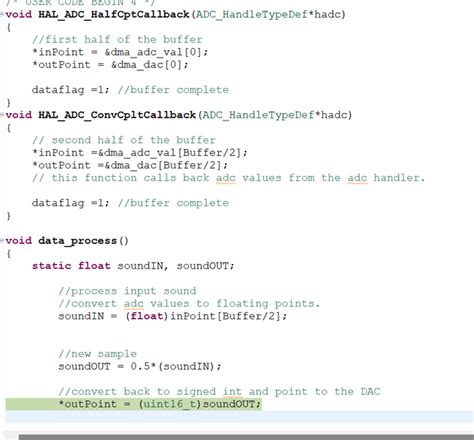 Dma Pointers Pointing To Something Else When Sampling Audio Rstm32f4