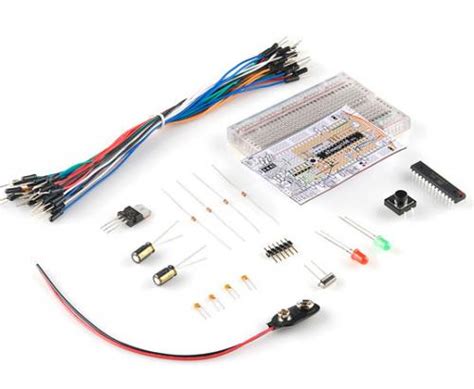 Breadboard Arduino Compatible Parts Kit — Robot Italy